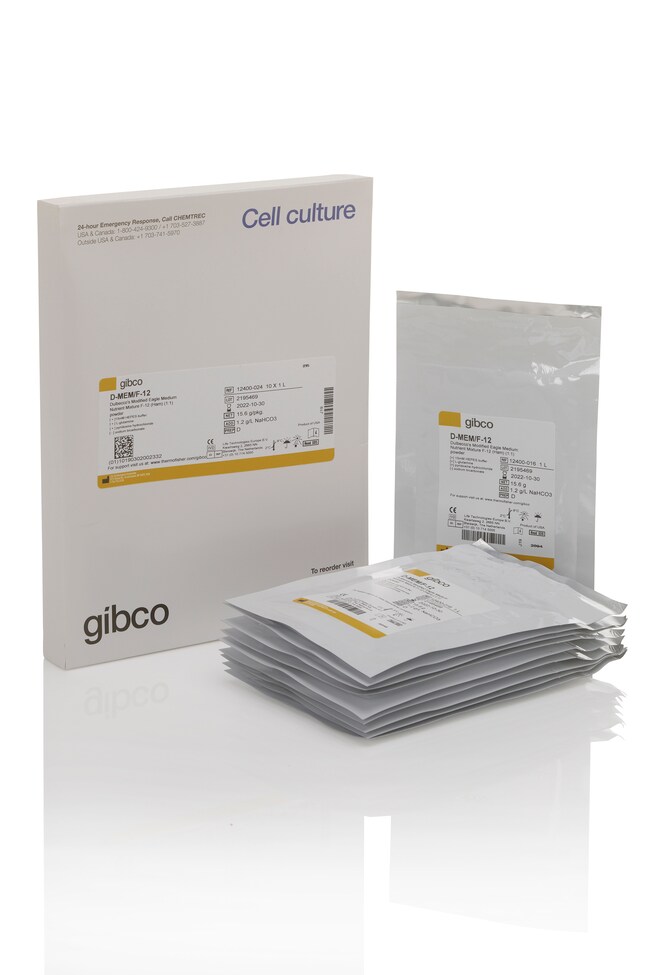 DMEM/F-12、粉末、HEPES 10 x 1 L | Buy Online | Gibco™ | thermofisher.cn